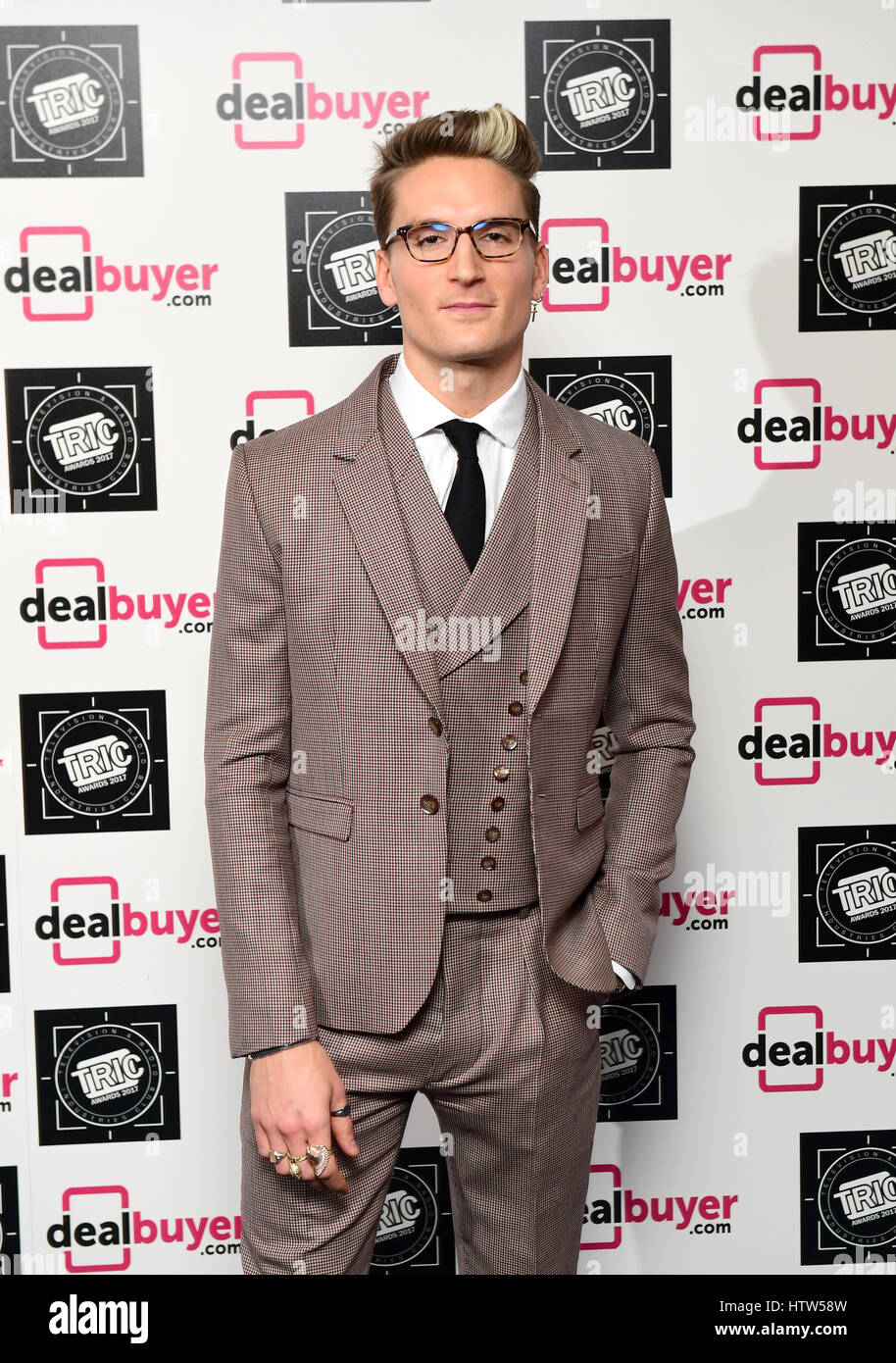 Oliver Proudlock attending the 2017 Television and Radio Industries ...