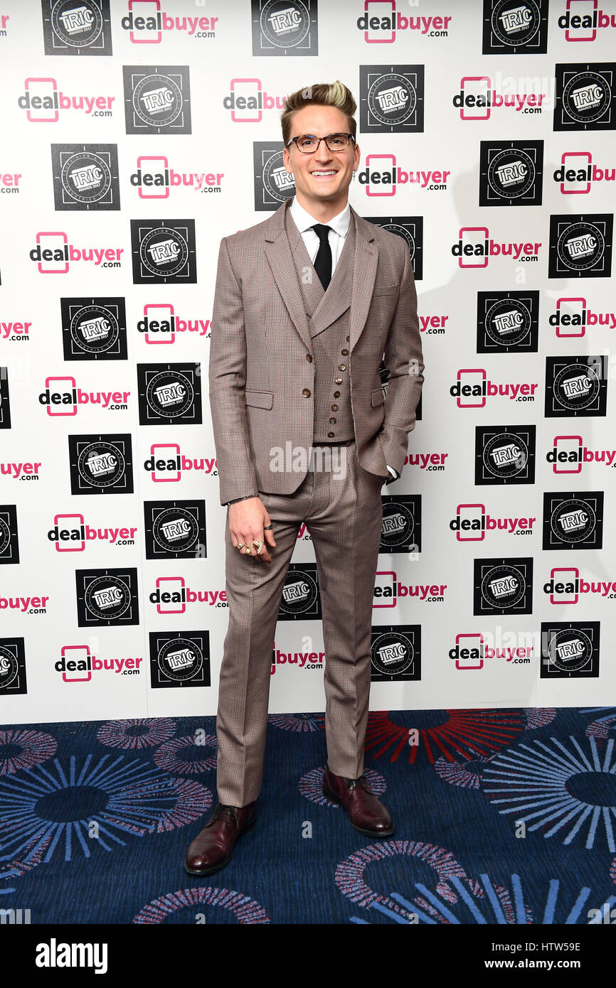 Oliver Proudlock attending the 2017 Television and Radio Industries ...
