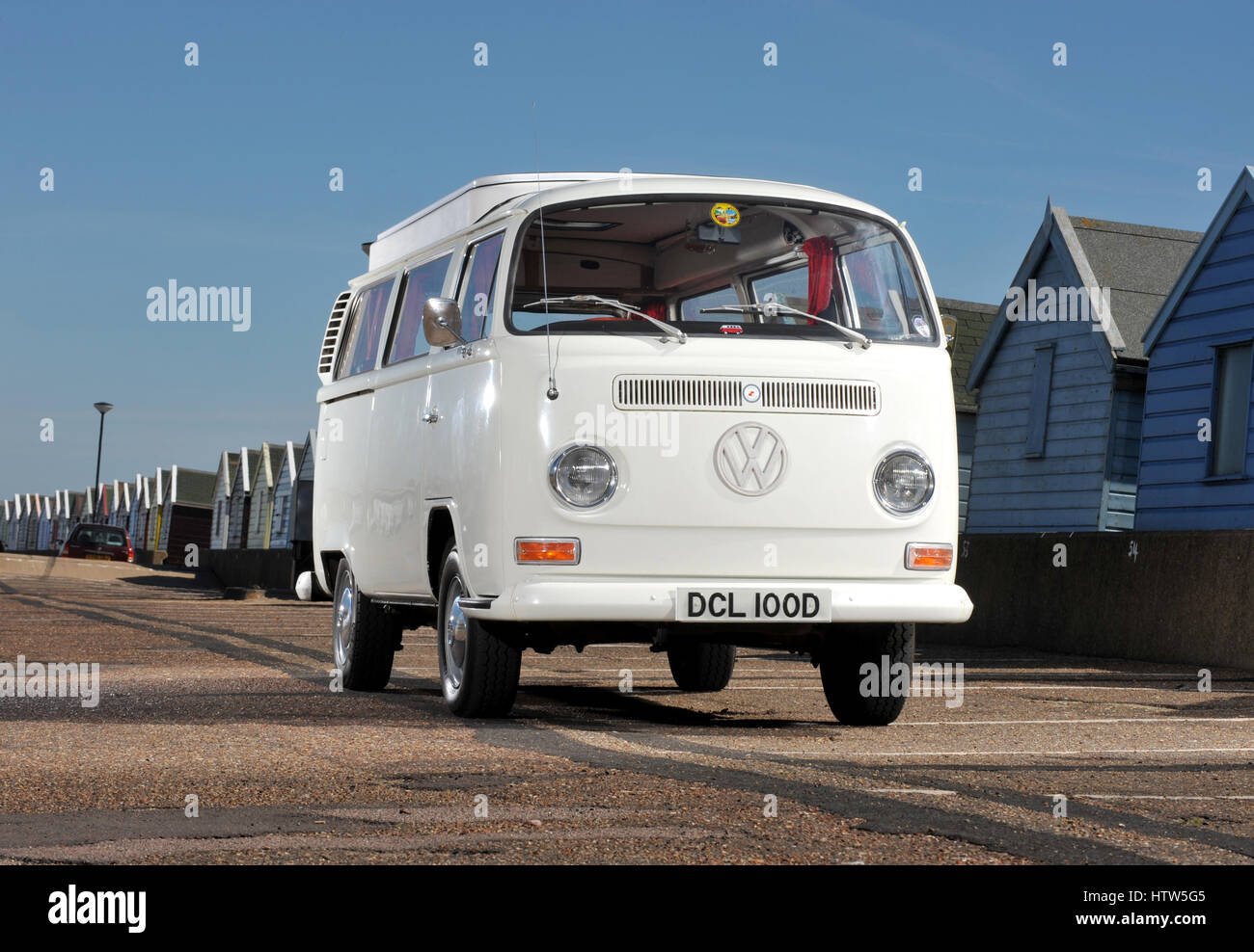 1972 VW Bay Window camper van Stock Photo - Alamy