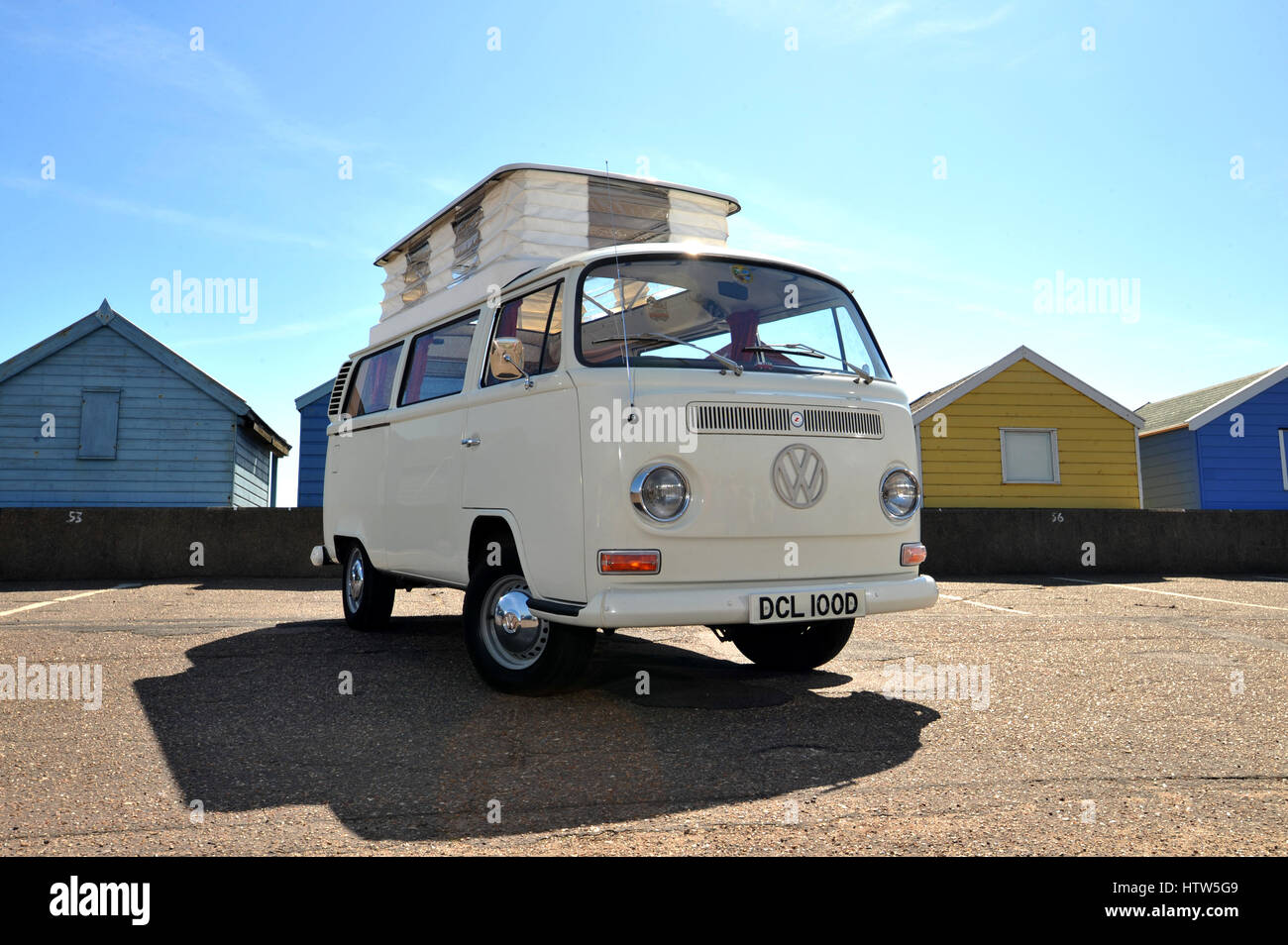 1972 VW Bay Window camper van Stock Photo - Alamy