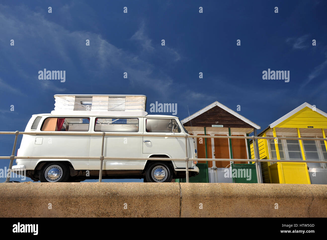 1972 VW Bay Window camper van Stock Photo - Alamy
