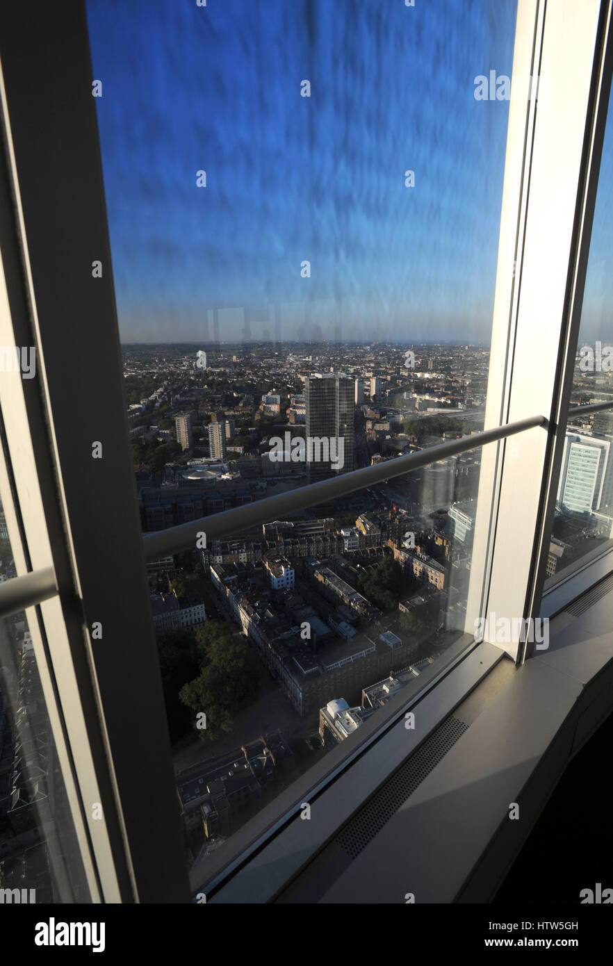 London skyline from the BT Tower Stock Photo - Alamy