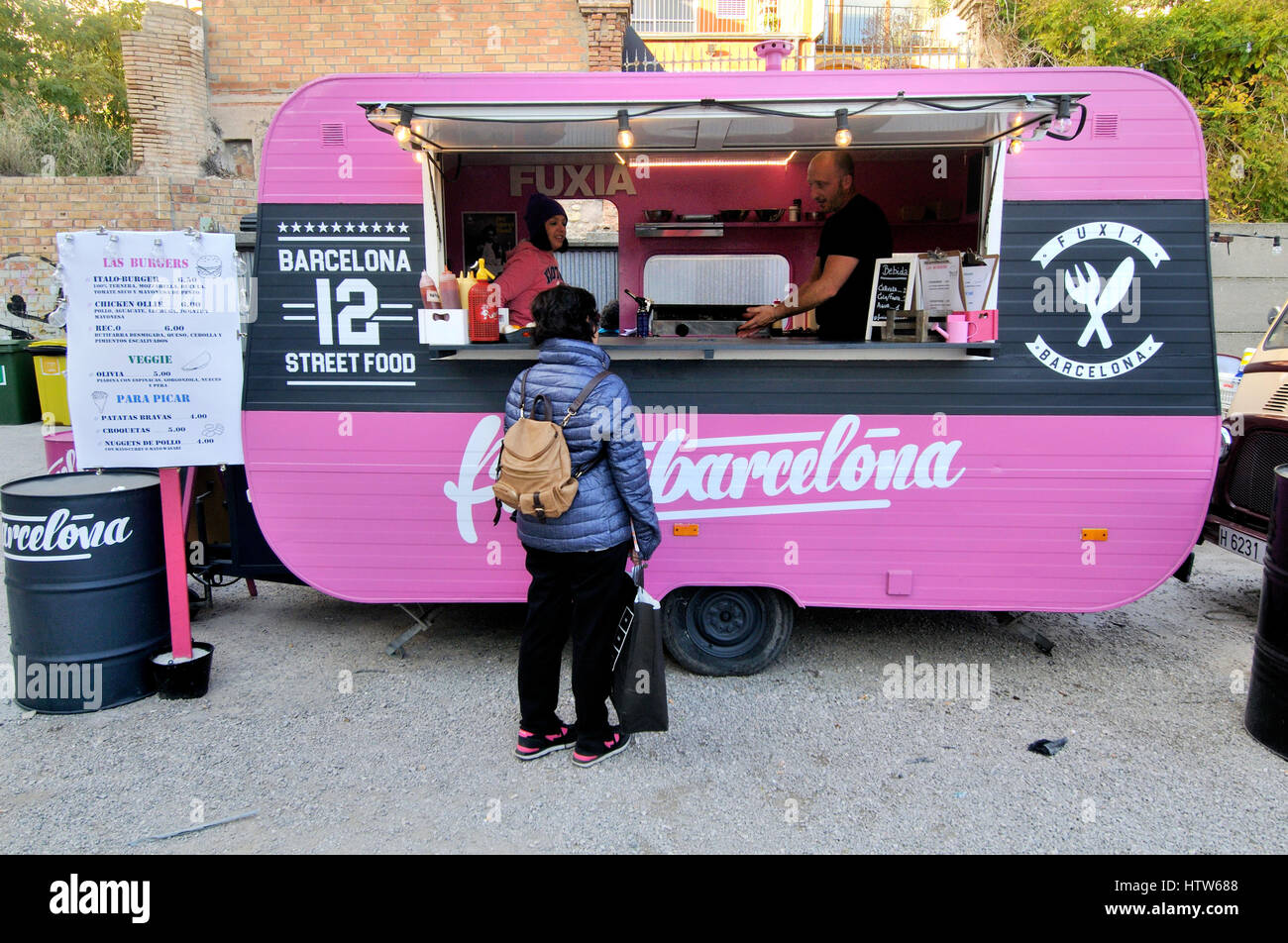 Fast food caravan hi-res stock photography and images - Alamy