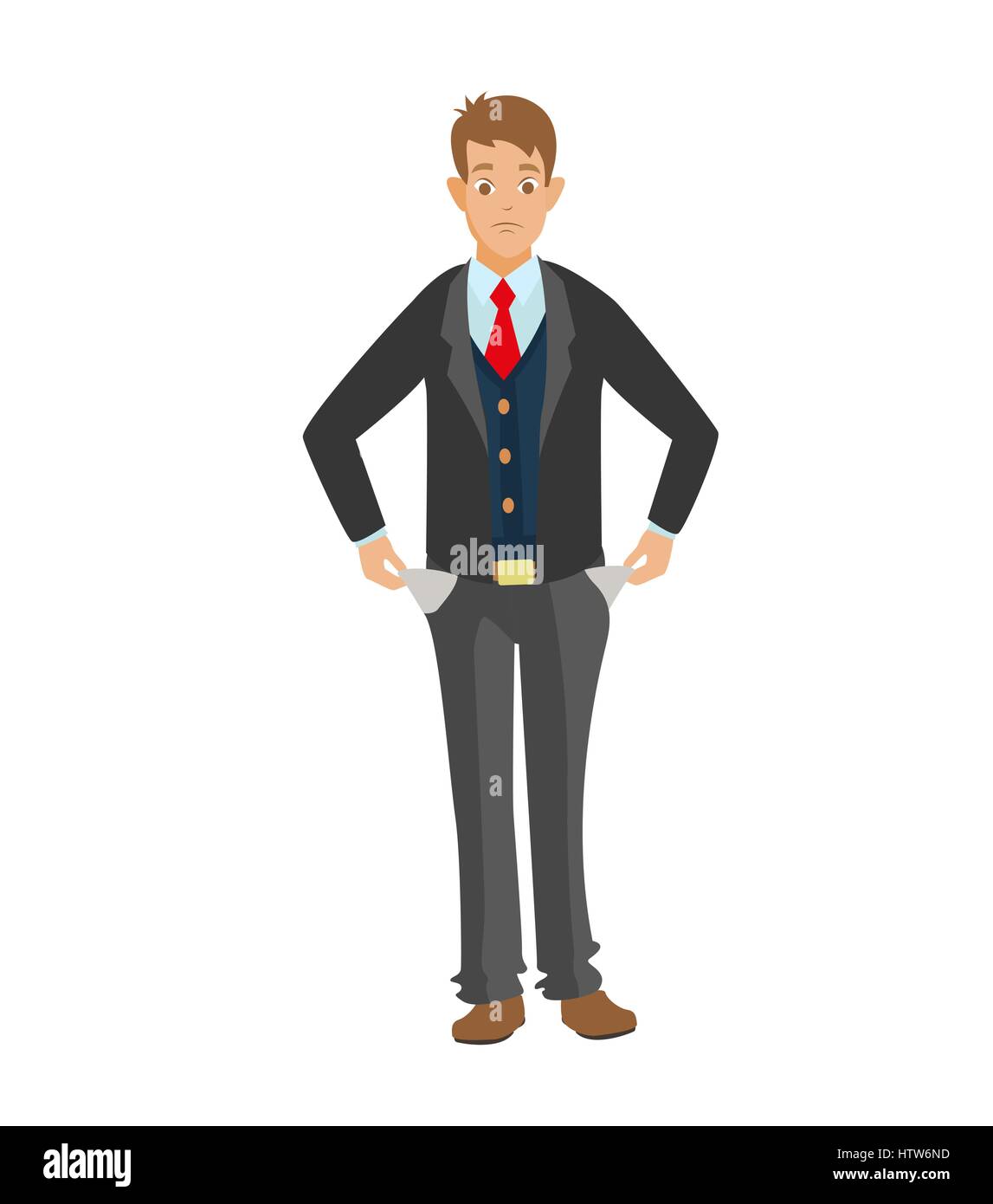 Problem bankrupt money icon Stock Vector Images - Alamy