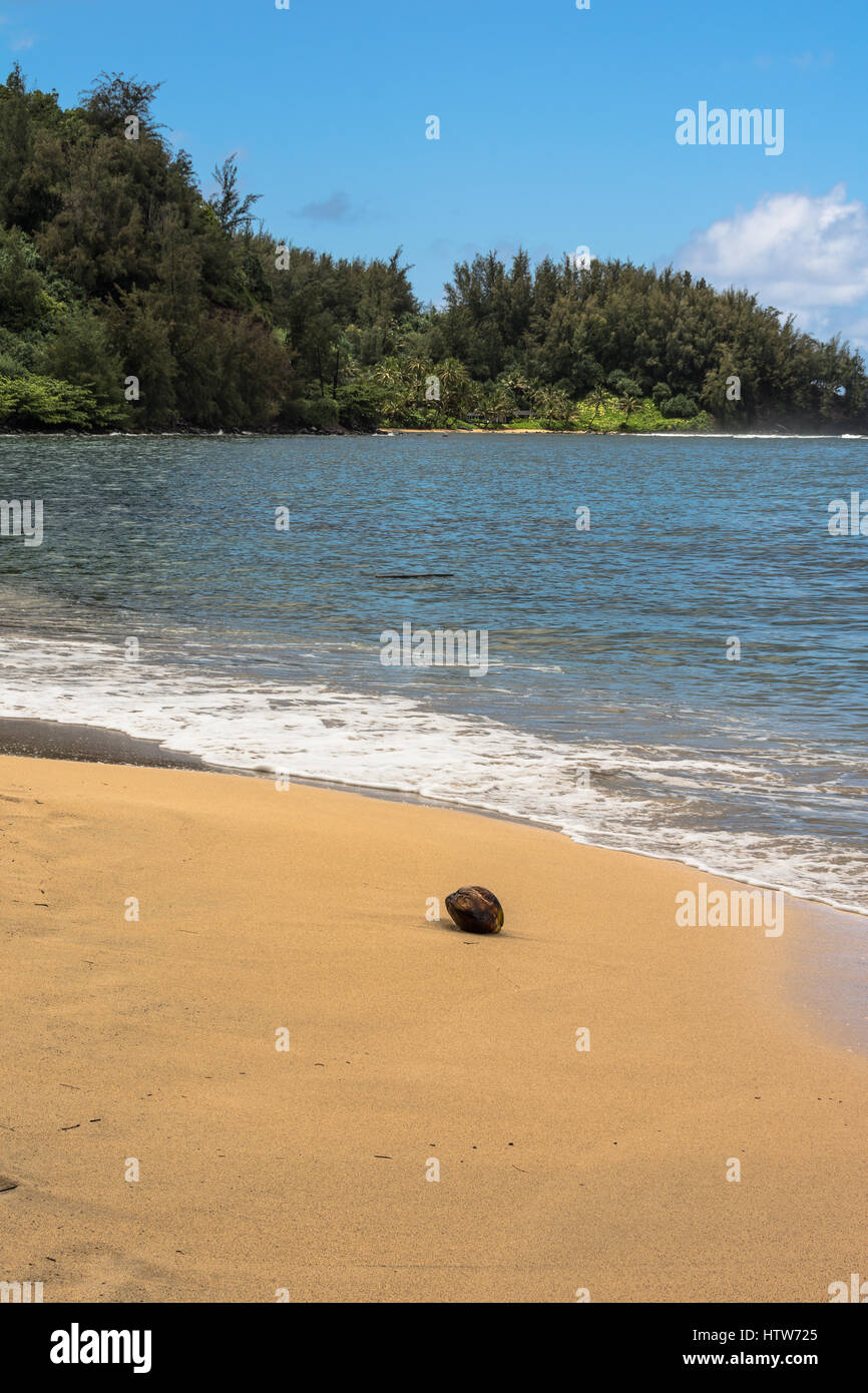 Hanalei bay beach hi-res stock photography and images - Alamy
