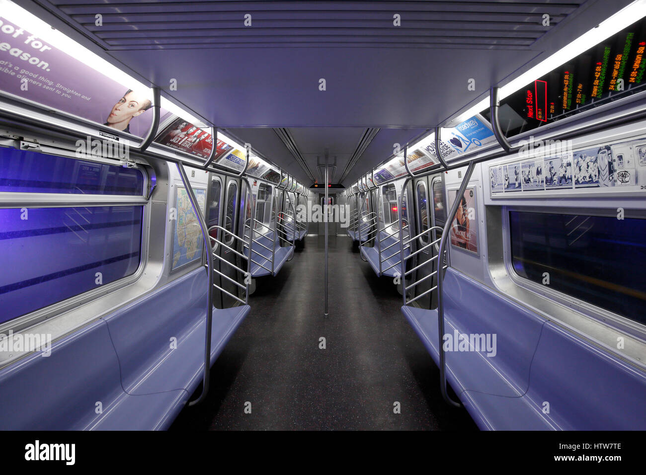 Subway Car Interior Stock Photos & Subway Car Interior Stock Images - Alamy