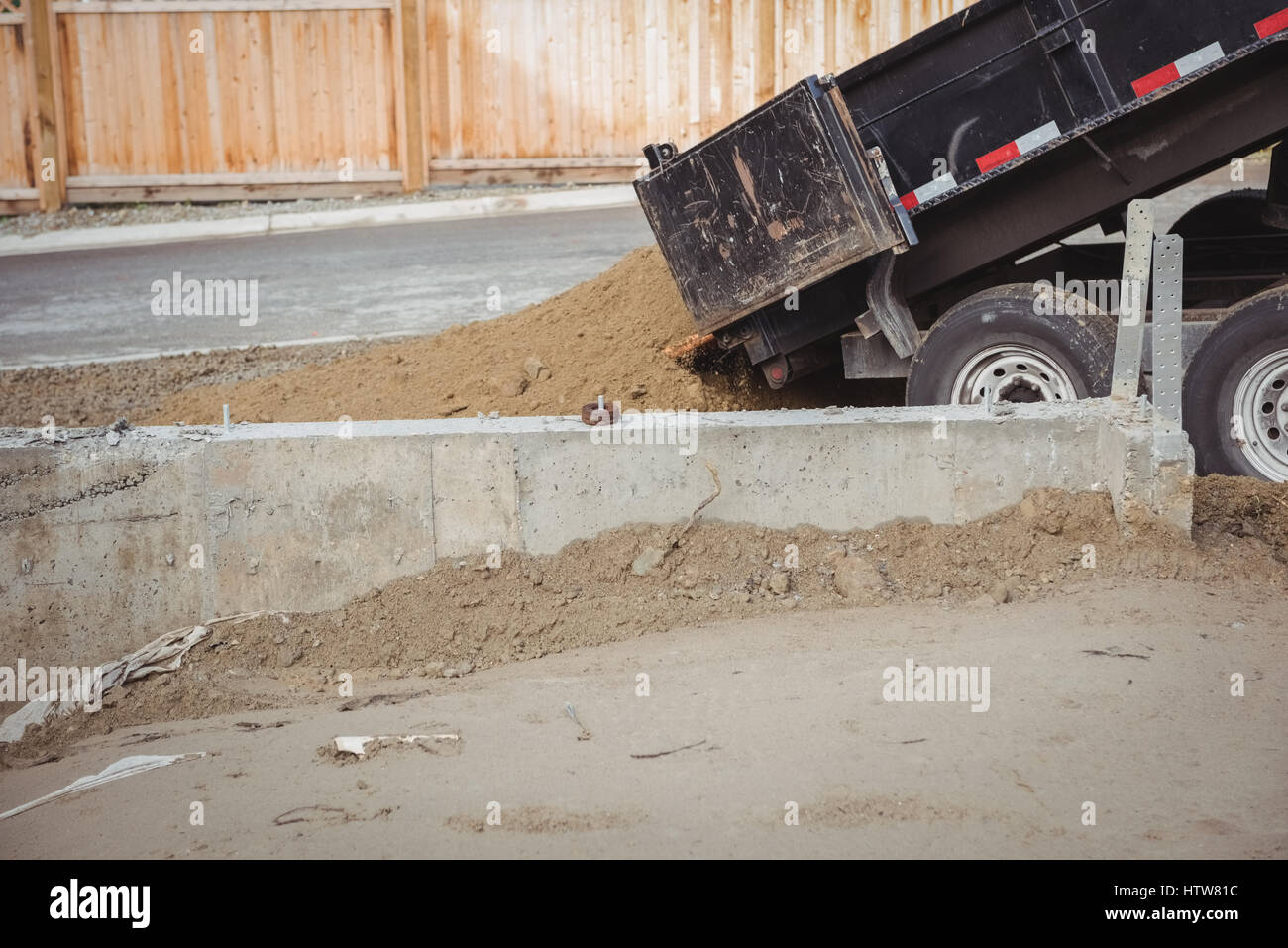 Soil unloading hi-res stock photography and images - Alamy