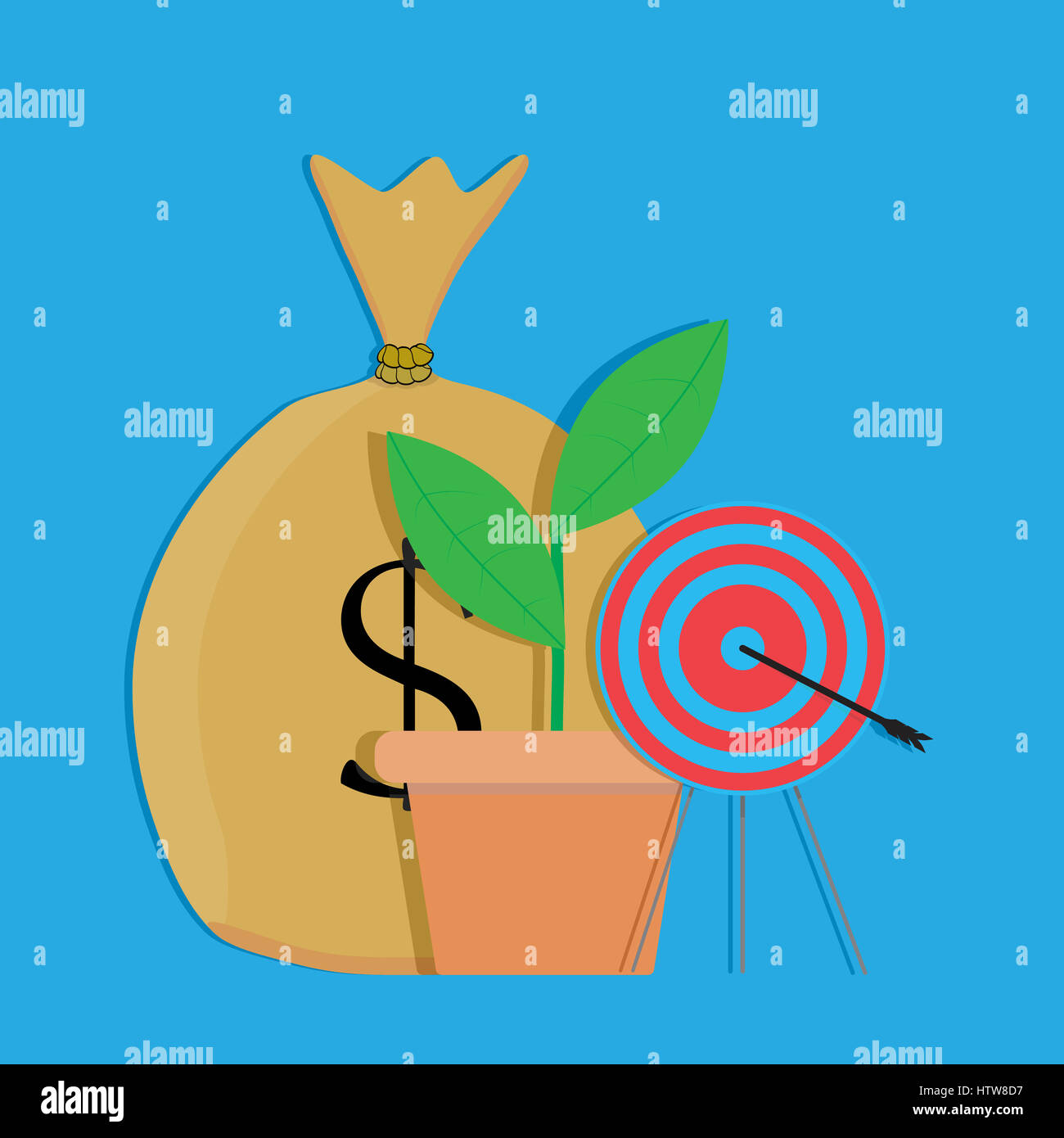 Financial goal design hi-res stock photography and images - Alamy