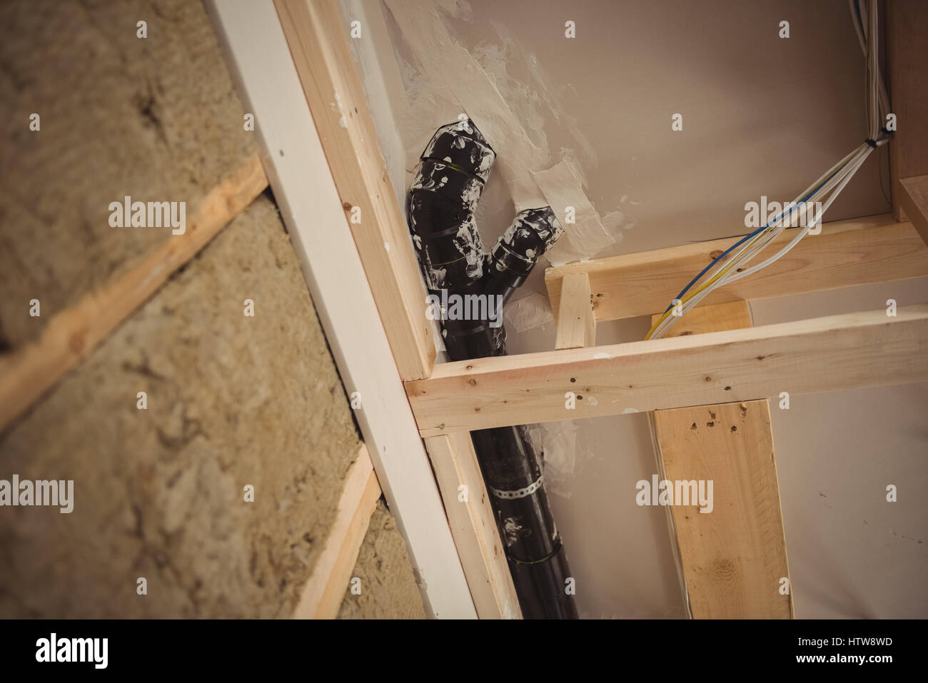 Interior of a building under construction Stock Photo - Alamy