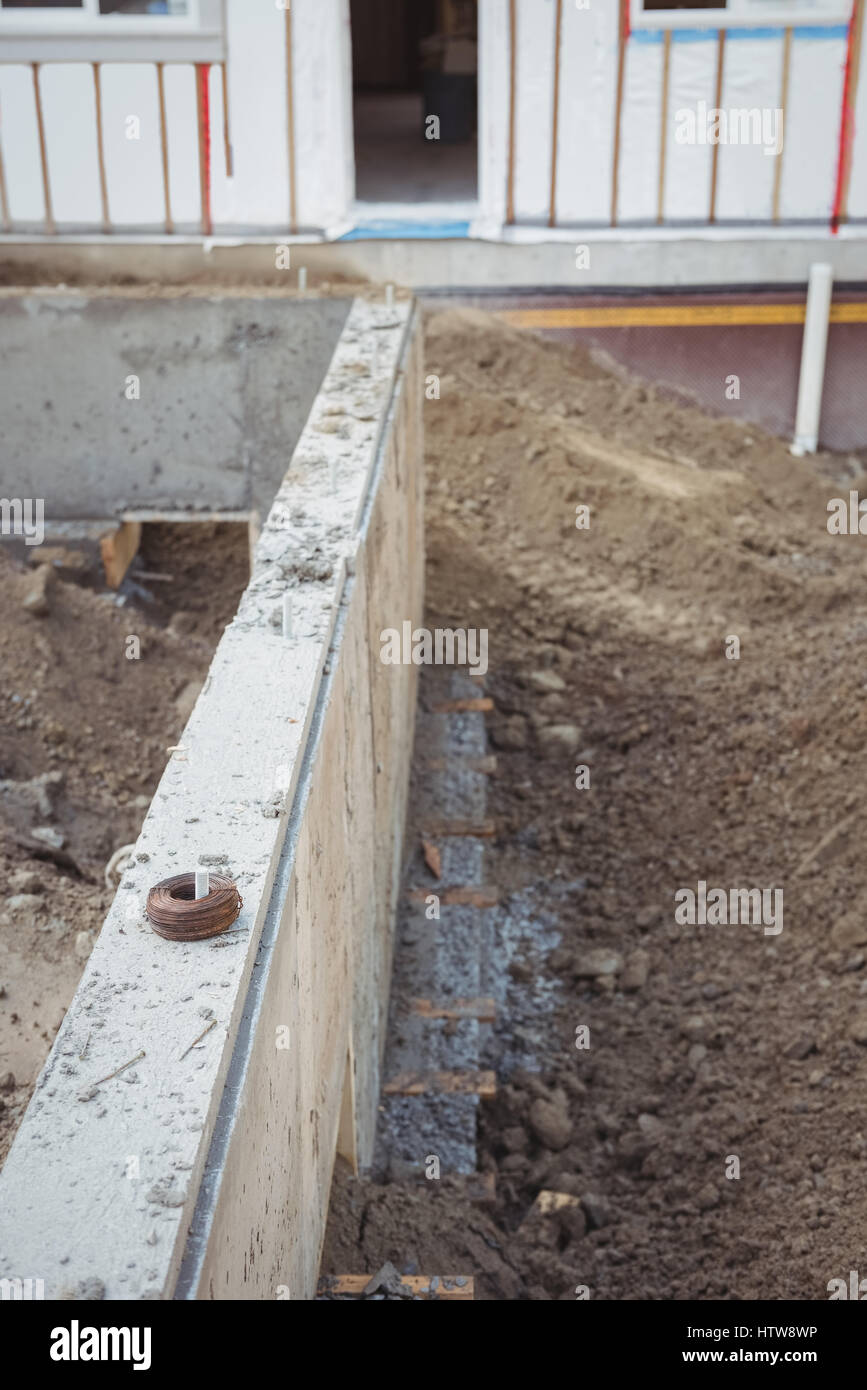 Construction site unfinished concrete hi-res stock photography and ...