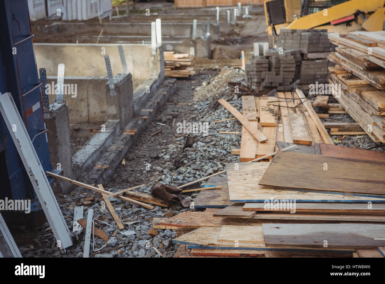 Wooden construction site hi-res stock photography and images - Alamy