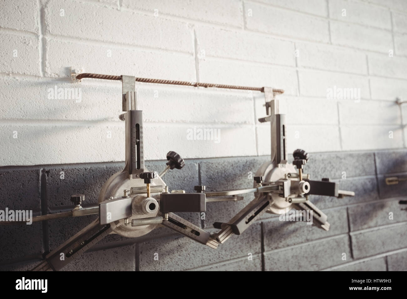 Machinery in garage Stock Photo - Alamy