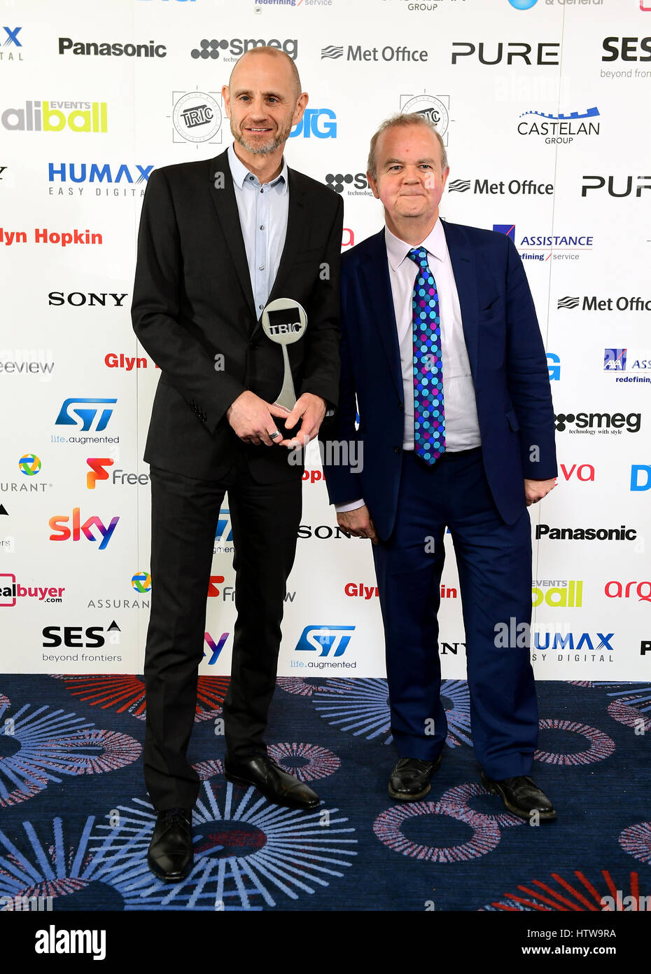 Evan Davis wins the award for Best News Presenter/Reporter alongside ...