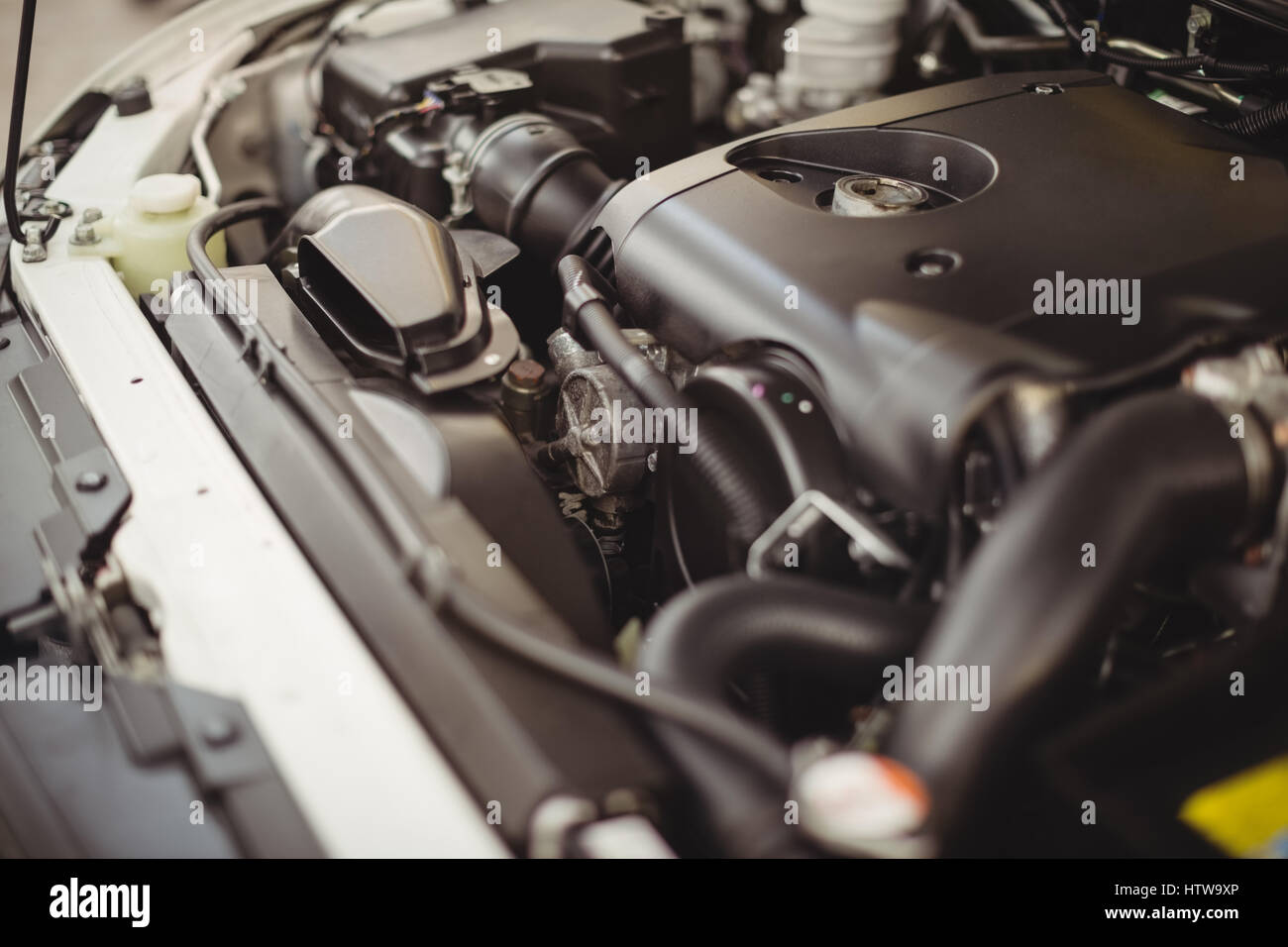 Close-up of car engine Stock Photo - Alamy