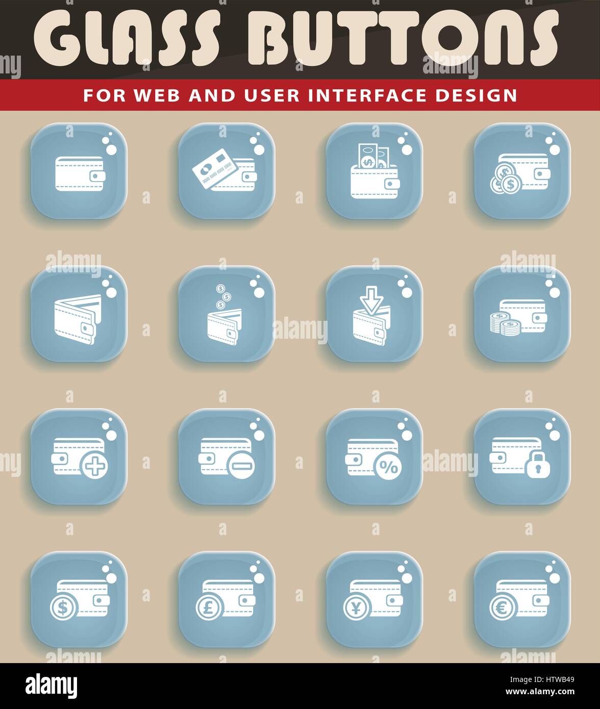 Money web icons user hi-res stock photography and images - Alamy
