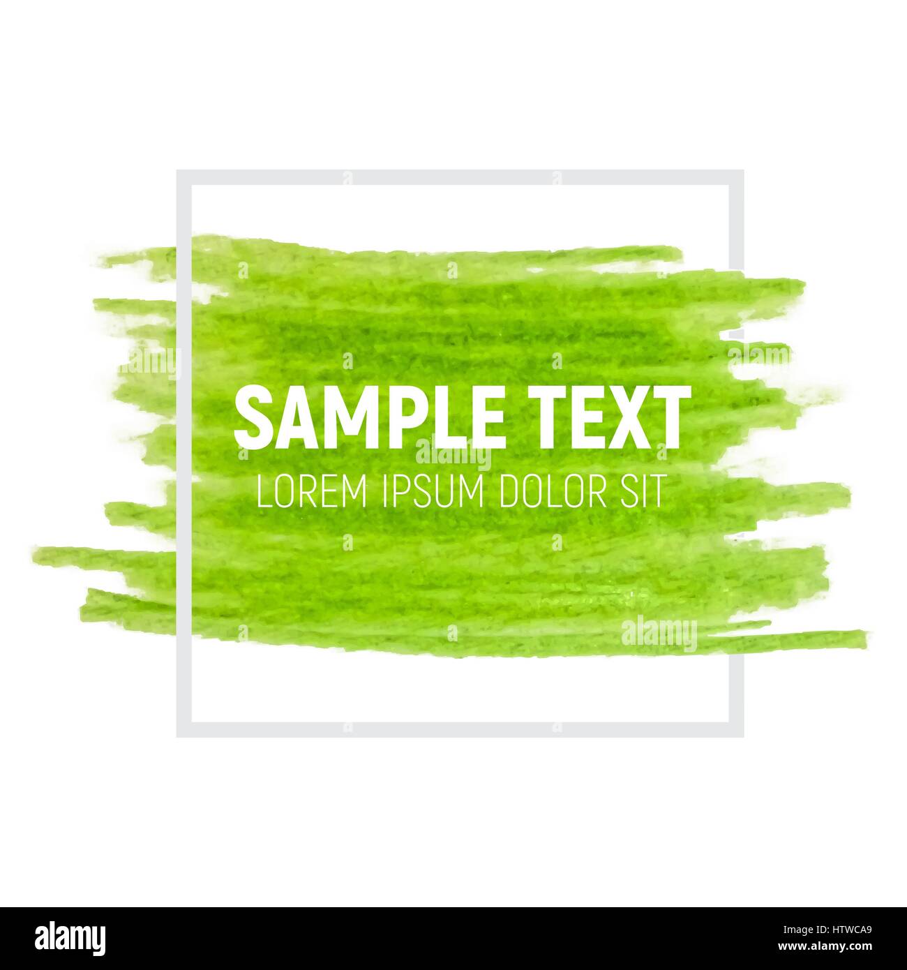 Green Paint Textured Art Illustration. Vector Illustration Stock Vector ...
