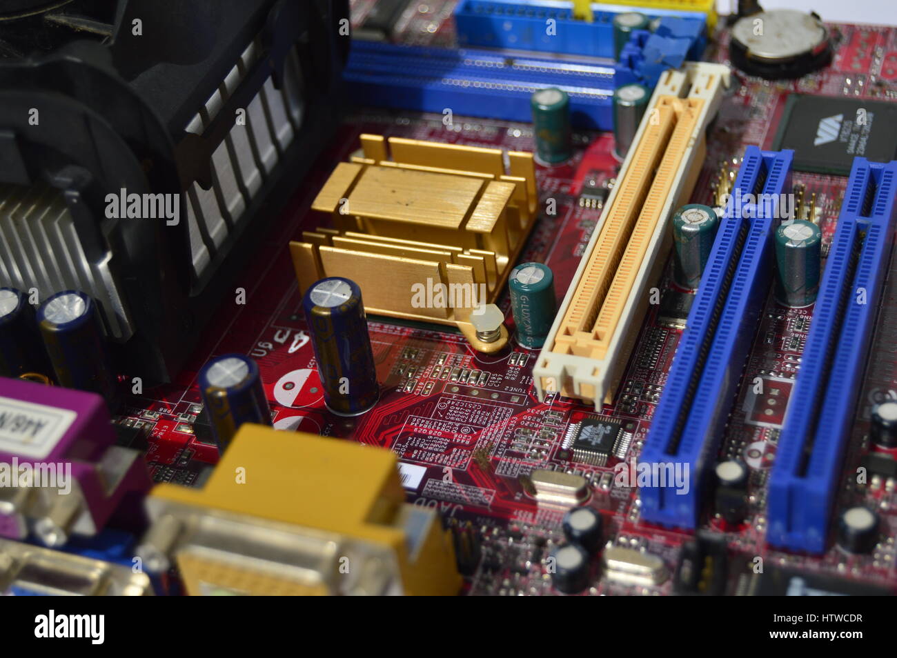 PC electronic CPU board Stock Photo - Alamy