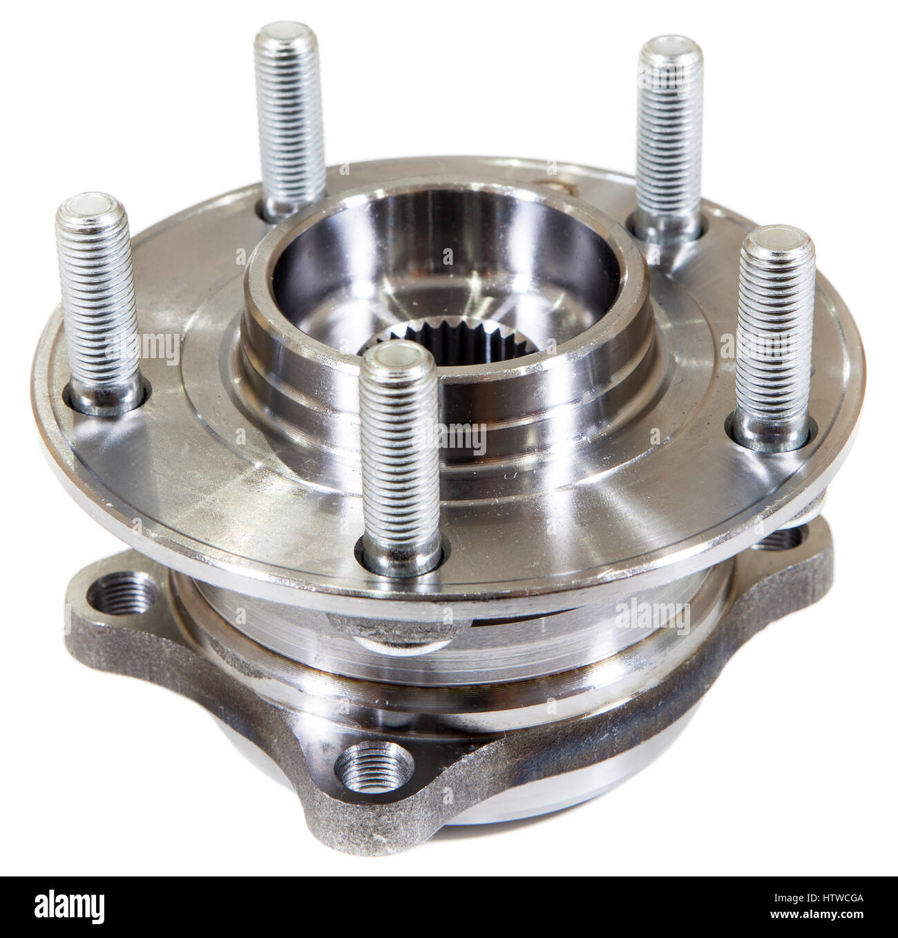 New hub assy for front or rear wheel of vehicle, isolated on white ...