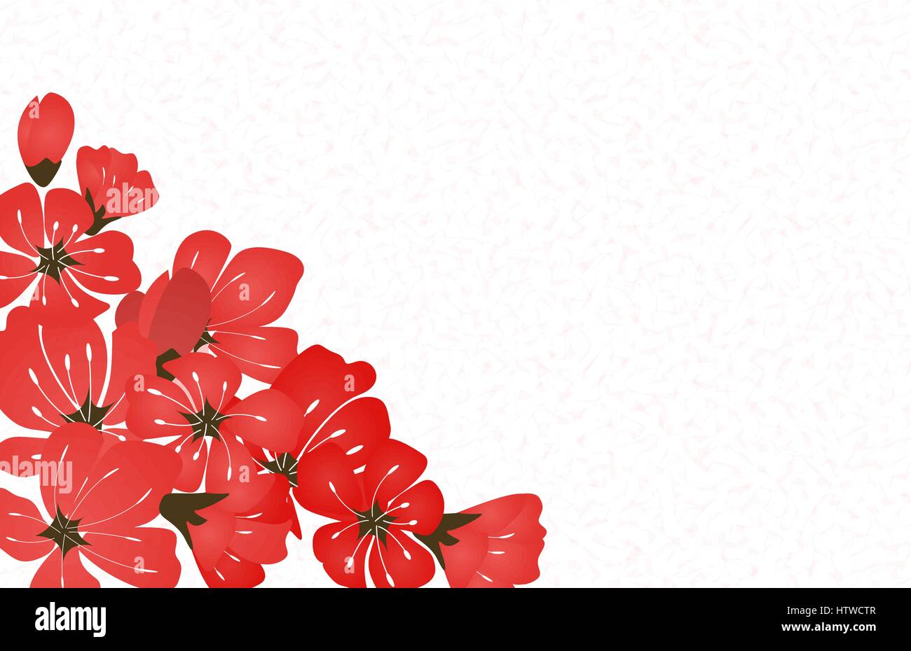 Abstract Floral Sakura Flower Japanese Natural Background Vector Stock ...