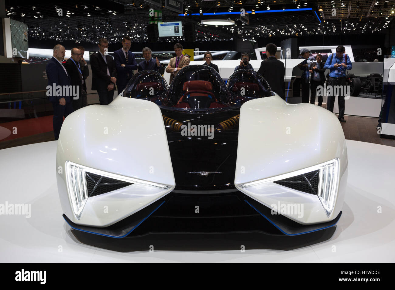 Techrules Ren Concept at the 87th International Geneva Motor Show Stock ...