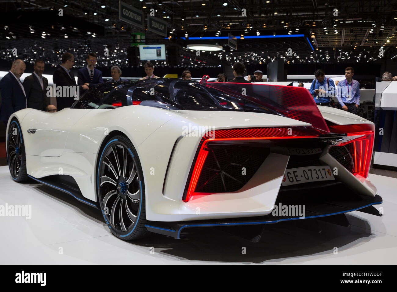 Techrules Ren Concept at the 87th International Geneva Motor Show Stock ...
