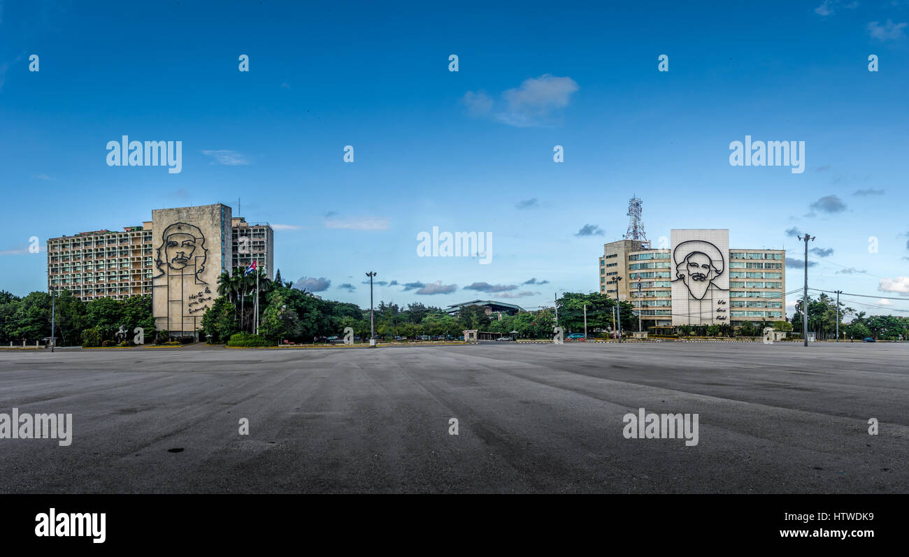 Revolution Square (Plaza de la Revolucion) - Havana, Cuba Stock Photo ...