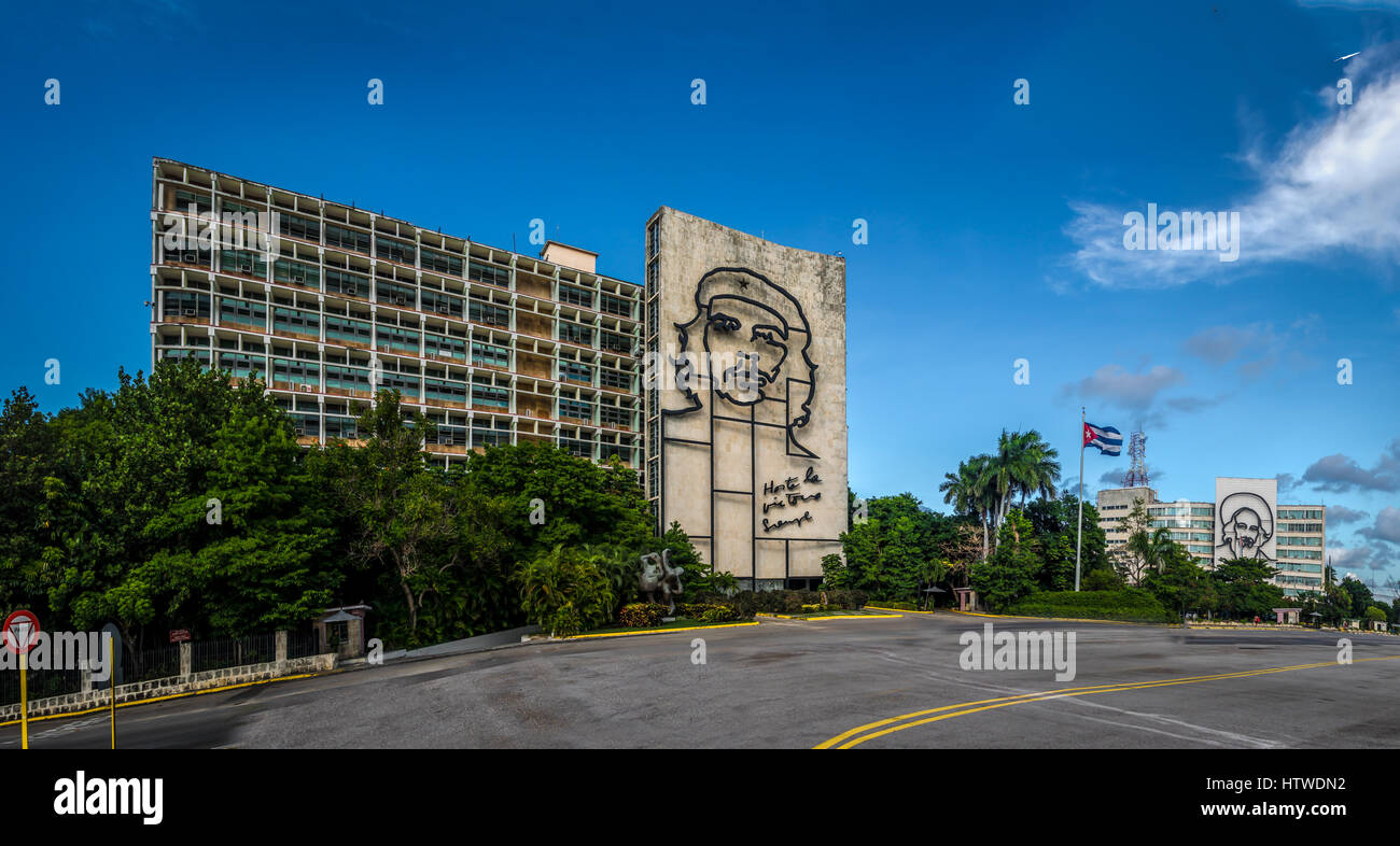 Revolution Square (Plaza de la Revolucion) - Havana, Cuba Stock Photo ...