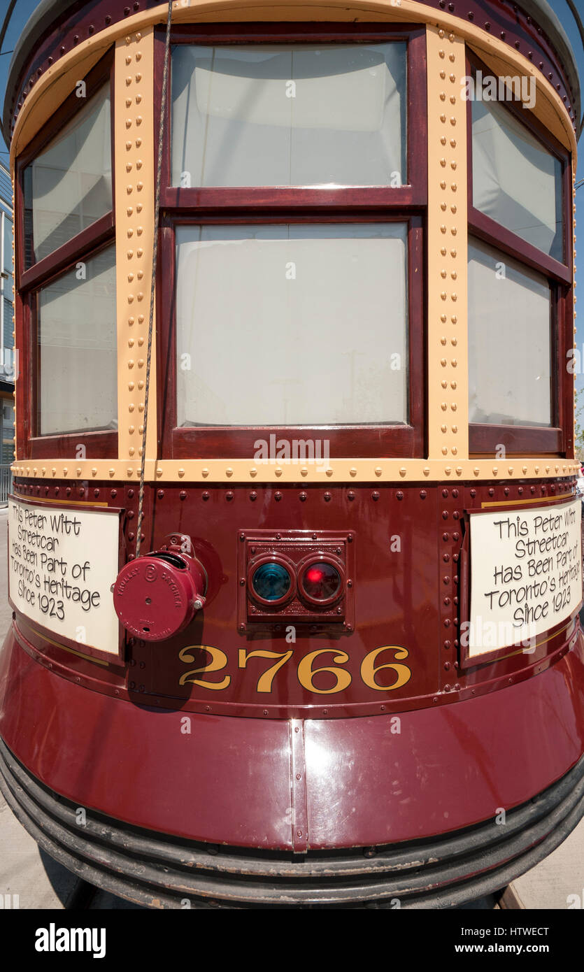 The last remaining Peter Witt streetcar in the Toronto Transit ...