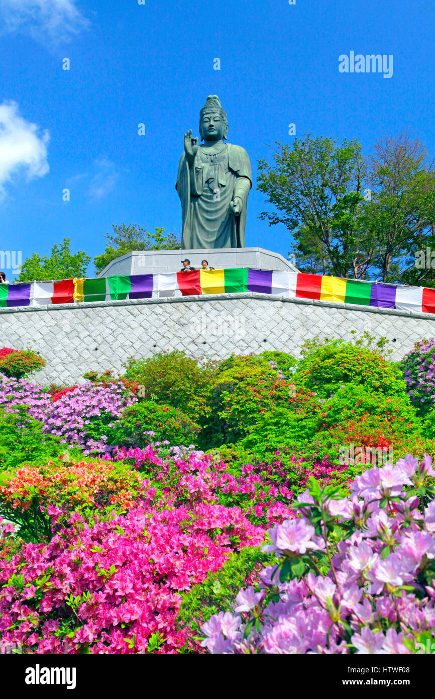 The Azareas Shiofune Kannon Temple Ome city Tokyo Japan Stock Photo - Alamy