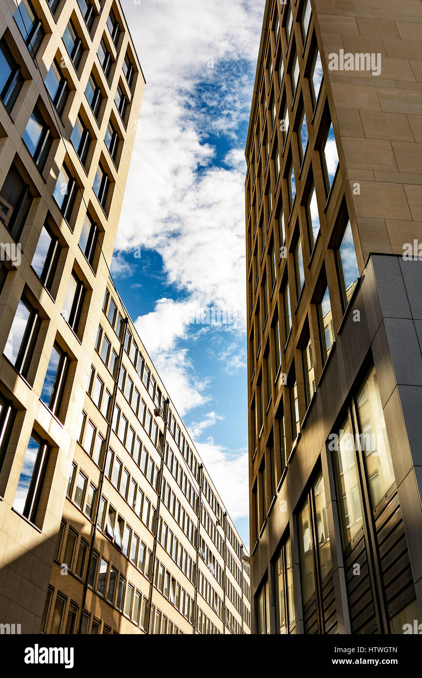 Glass concrete skyscraper old building hi-res stock photography and ...