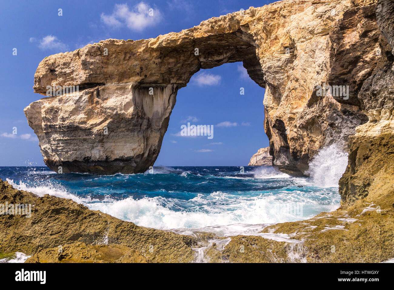 Reminder of Azure Window - beautiful rock formation on Gozo, Malta ...