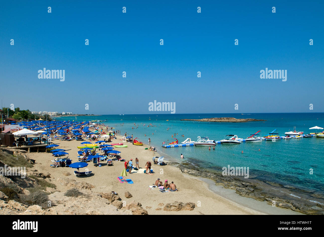 Protaras, Beach, Cyprus Stock Photo - Alamy