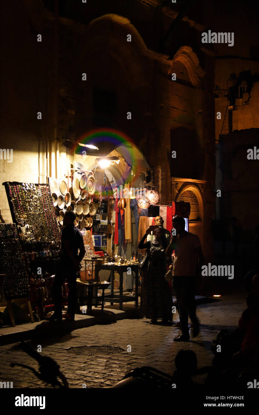 Al Moaz Street, Al Hussein, Cairo, Egypt, Africa Stock Photo - Alamy