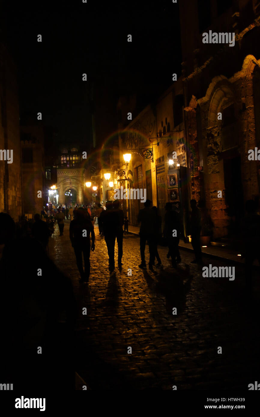 Al Moaz Street, Al Hussein, Cairo, Egypt, Africa Stock Photo - Alamy