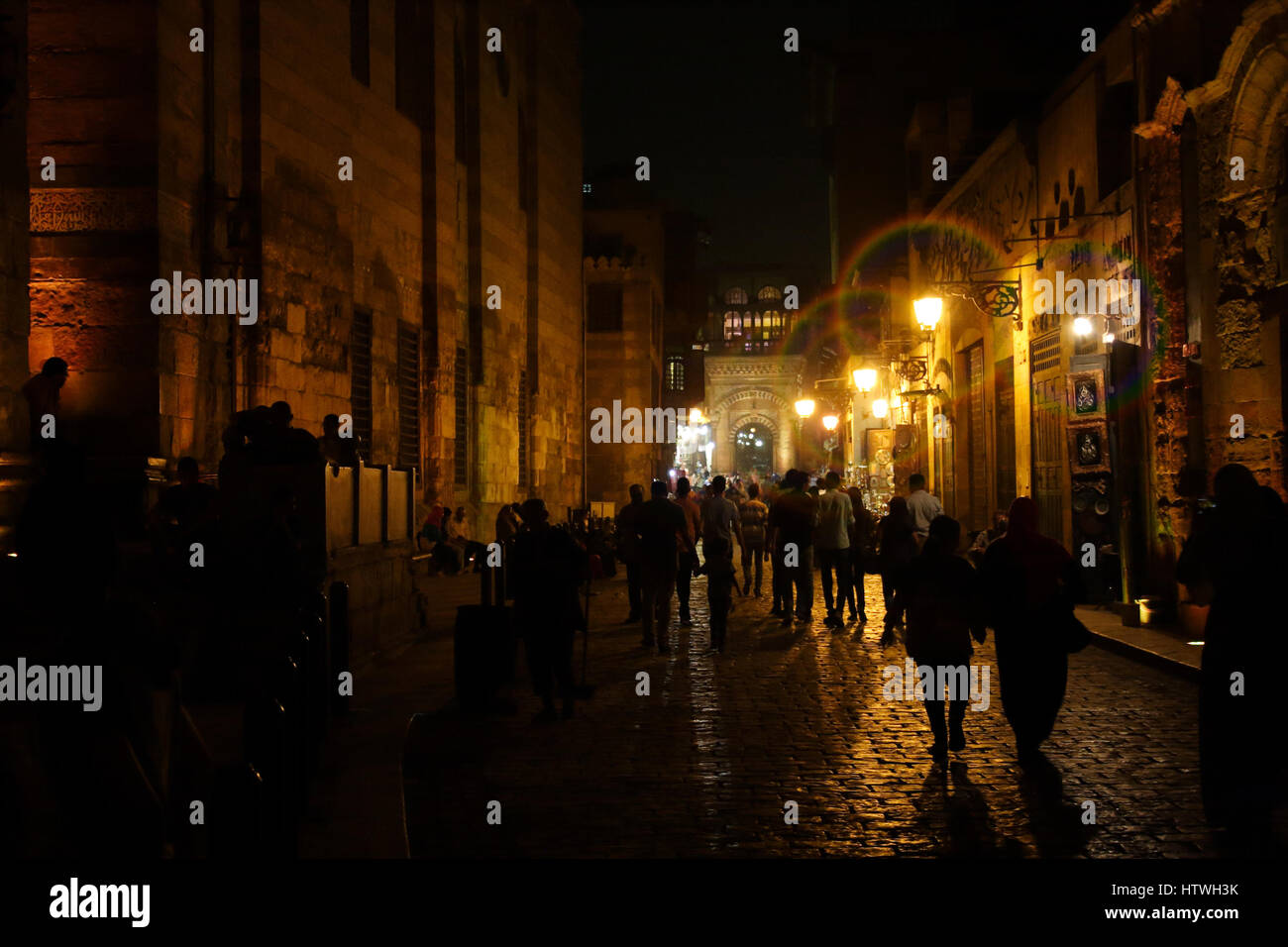 Al Moaz Street, Al Hussein, Cairo, Egypt, Africa Stock Photo - Alamy