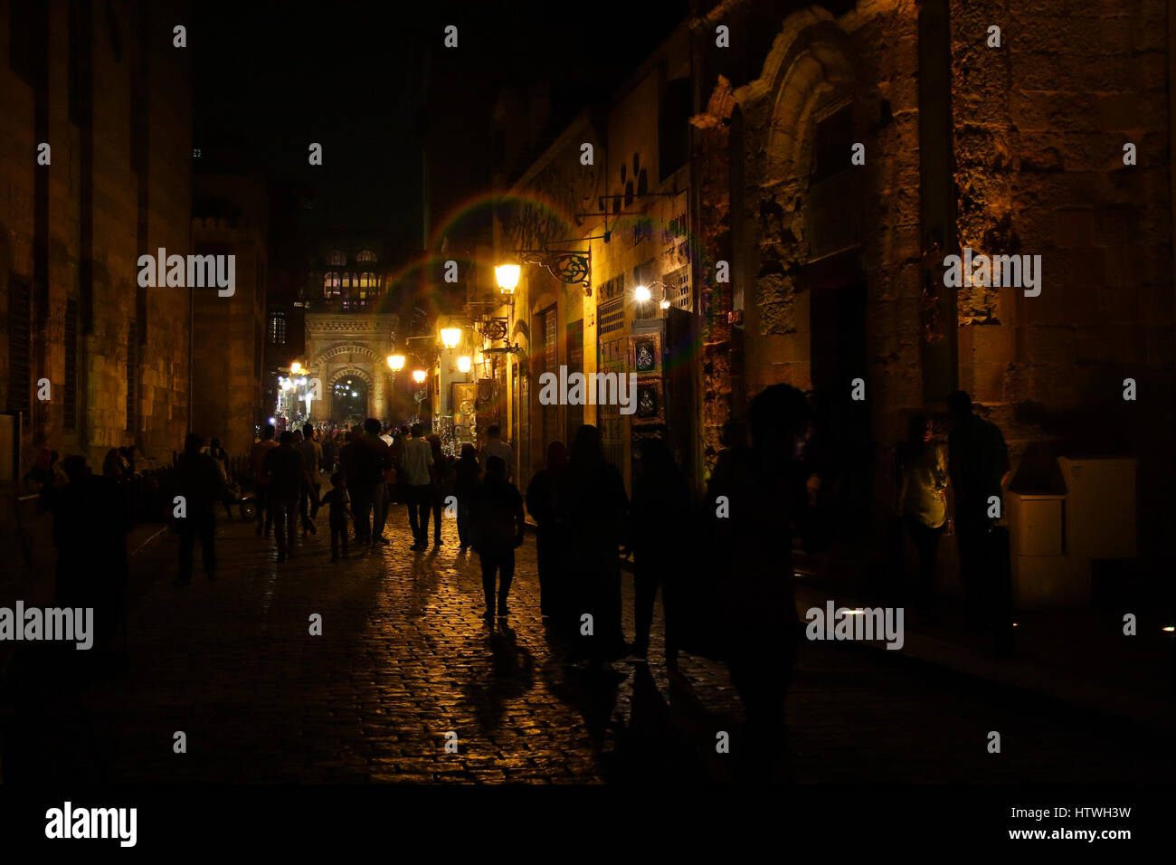 Al Moaz Street, Al Hussein, Cairo, Egypt, Africa Stock Photo - Alamy