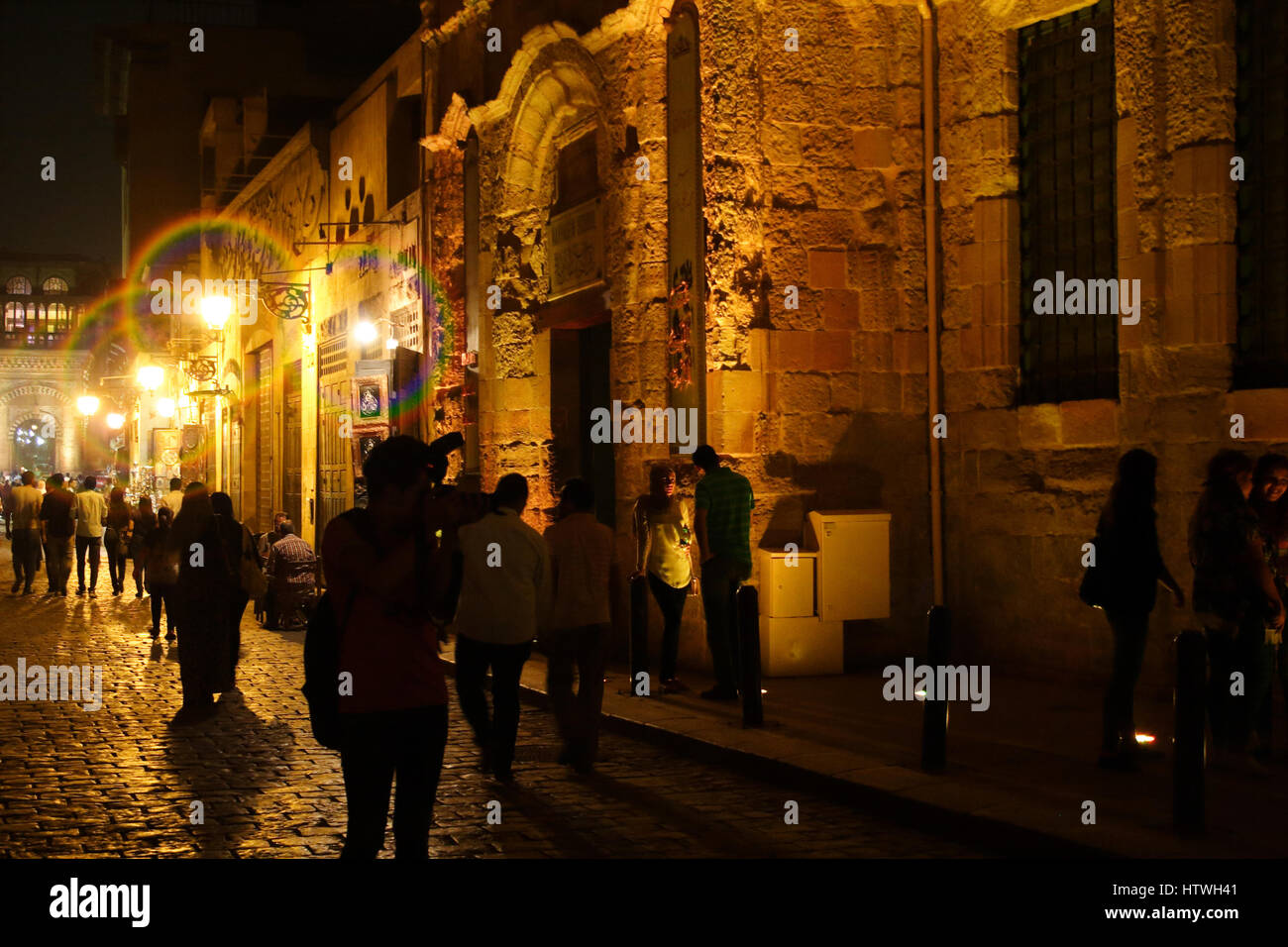Al Moaz Street, Al Hussein, Cairo, Egypt, Africa Stock Photo - Alamy