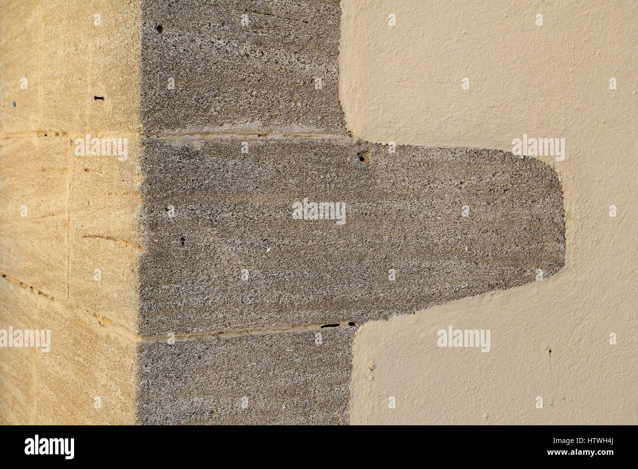 Abstract stone corner of a building Stock Photo - Alamy