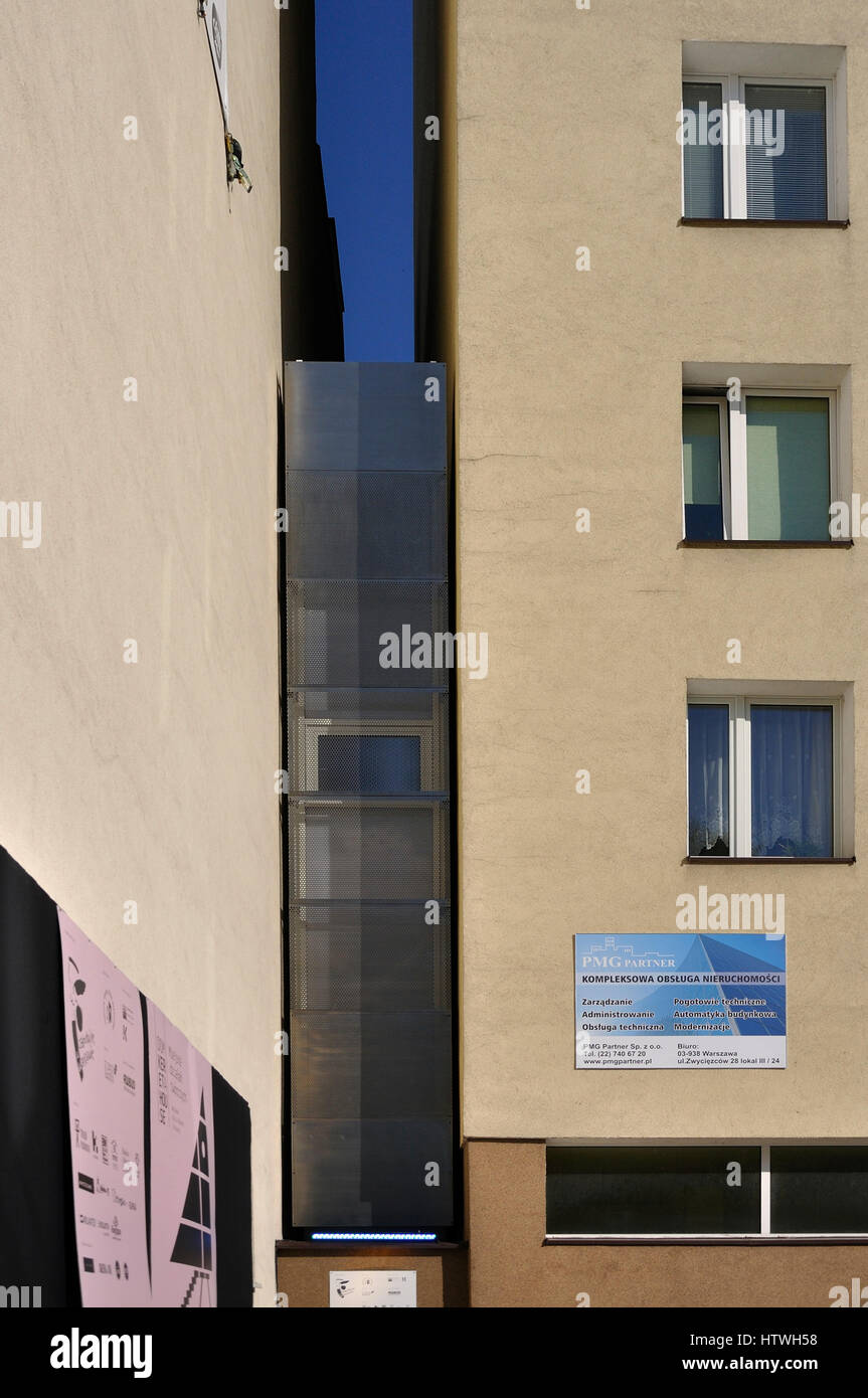 The Keret House in Warsaw, Poland - the World's Narrowest House Stock ...