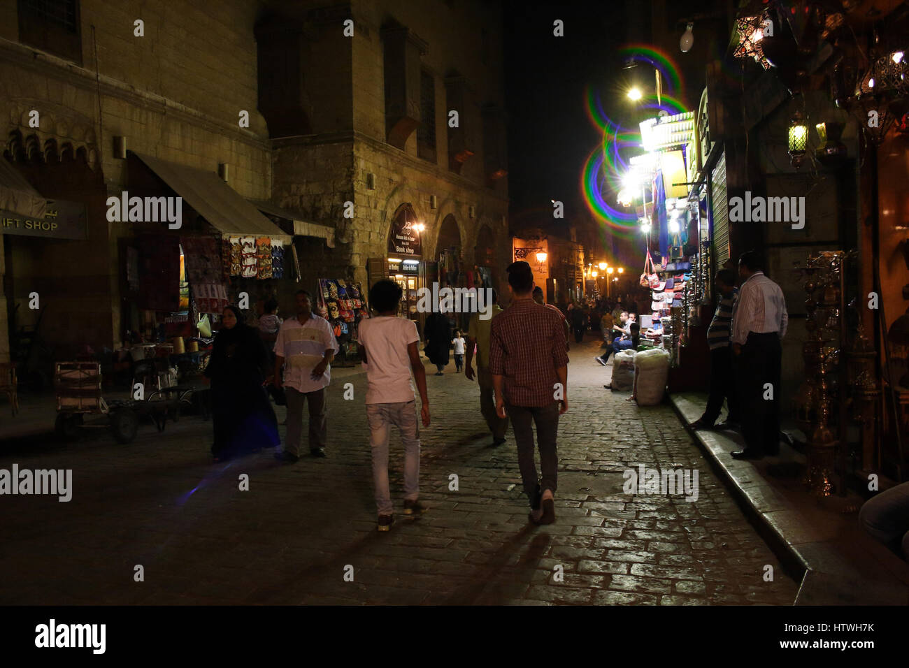 Al Moaz Street, Al Hussein, Cairo, Egypt, Africa Stock Photo - Alamy