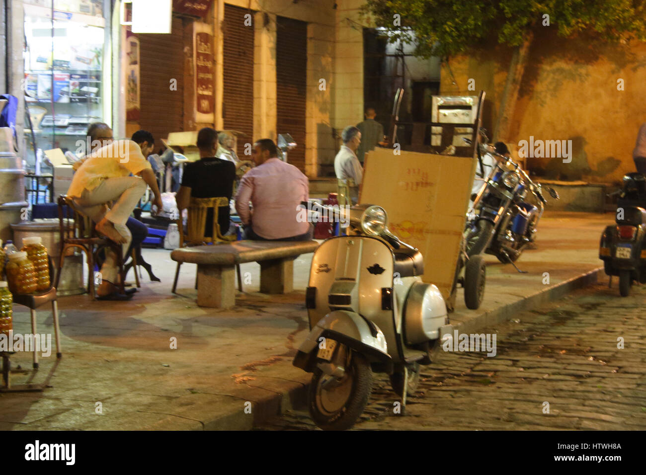 Al Moaz Street, Al Hussein, Cairo, Egypt, Africa Stock Photo - Alamy