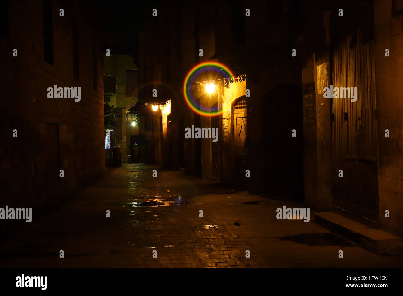 Al Moaz Street, Al Hussein, Cairo, Egypt, Africa Stock Photo - Alamy