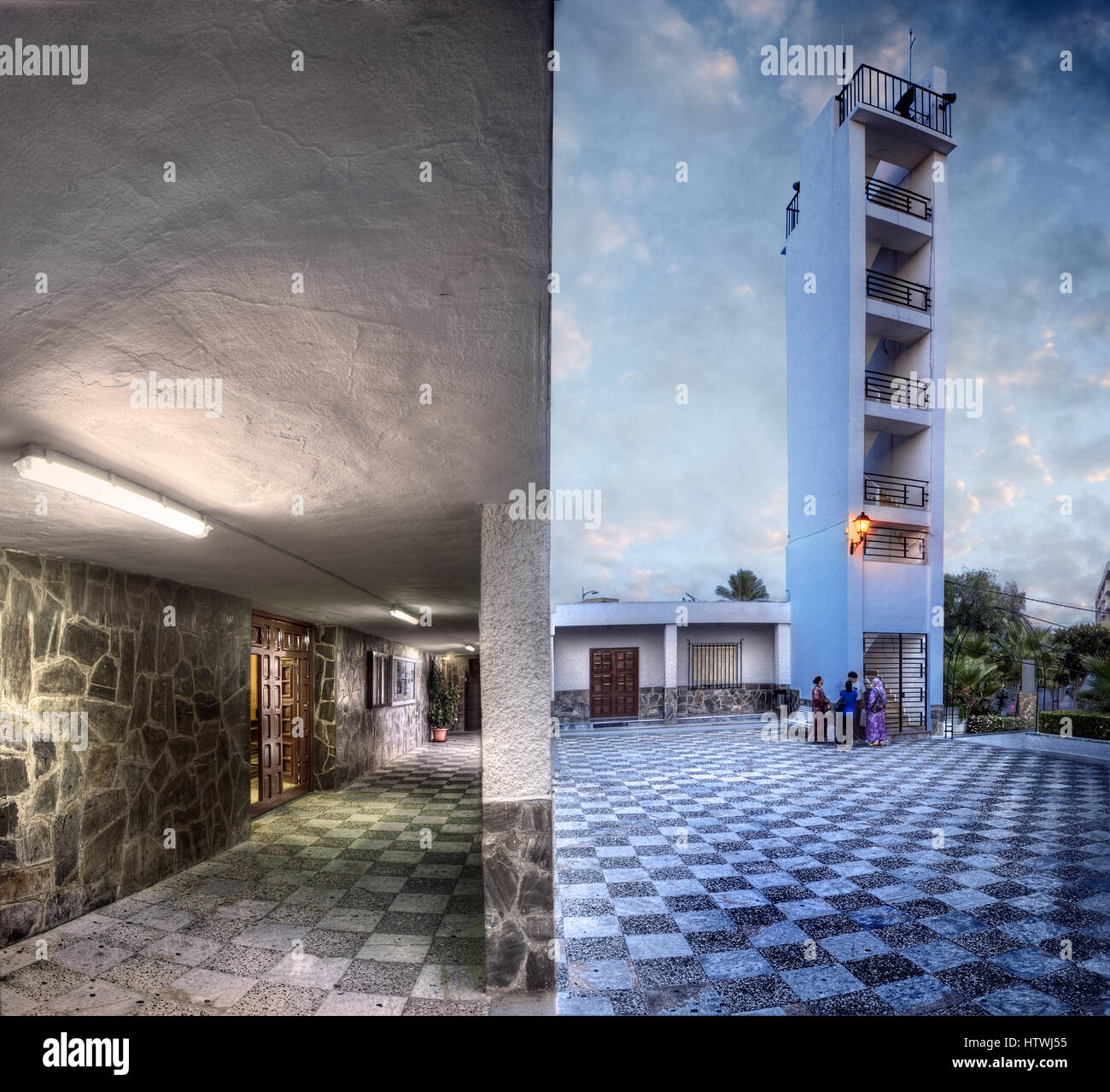 Catholic Church in Vicar, Almeria, Andalusia, Spain Stock Photo - Alamy