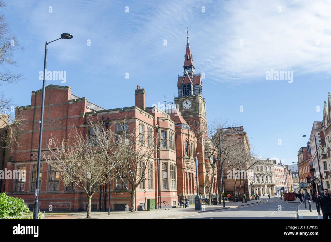 Derby Central Library in Wardwick, Derby Stock Photo - Alamy