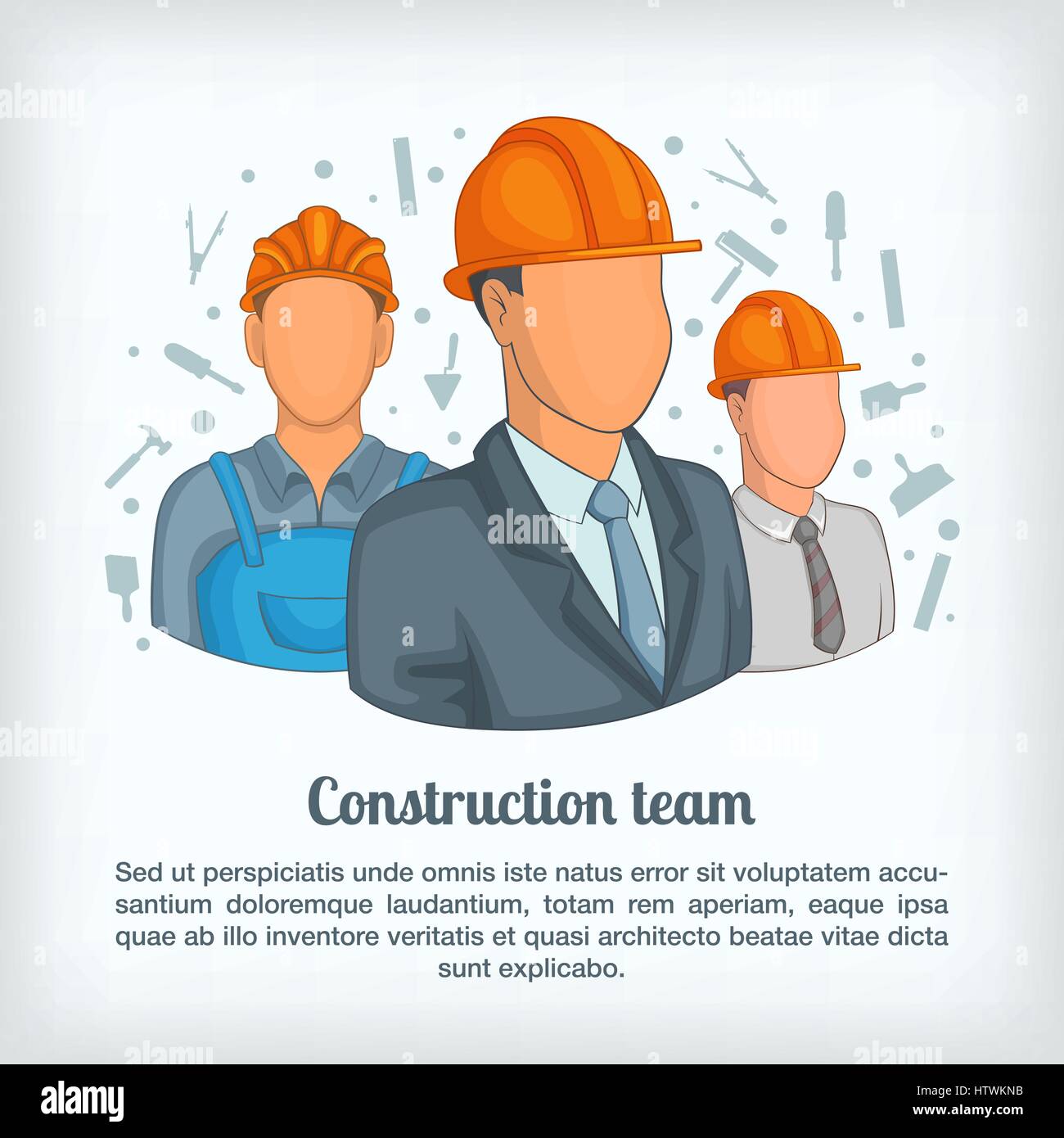 Team work cartoon crane construction hi-res stock photography and ...