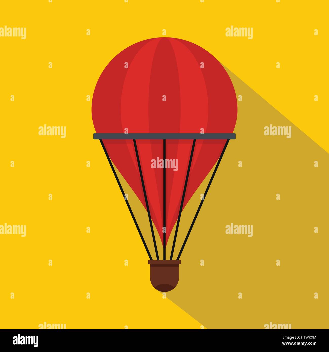 Aerostat icon, flat style Stock Vector Image & Art - Alamy