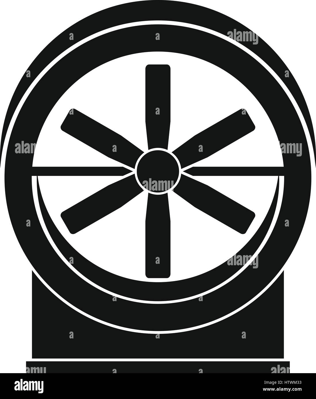 Fan icon, simple style Stock Vector Image & Art - Alamy