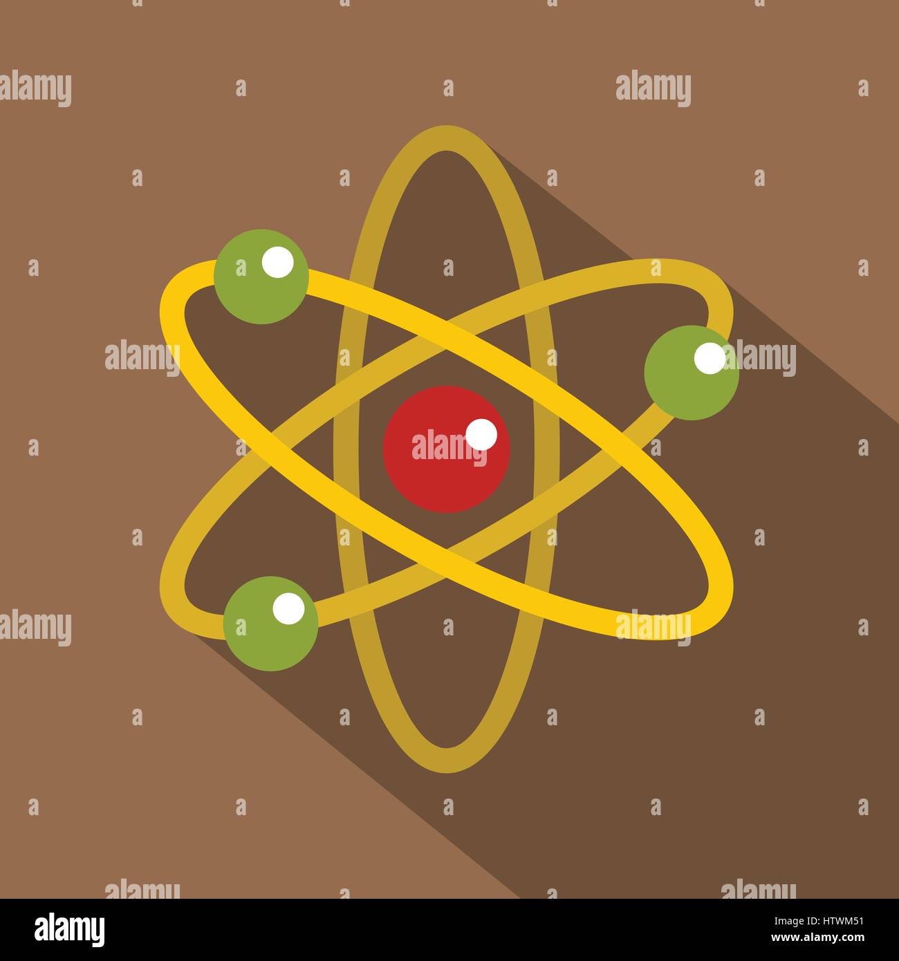 Atomic nucleus and orbiting electrons hi-res stock photography and ...