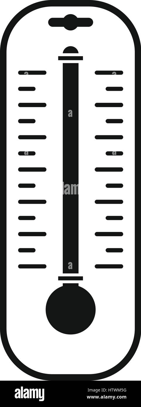 Thermometer icon, simple style Stock Vector Image & Art - Alamy