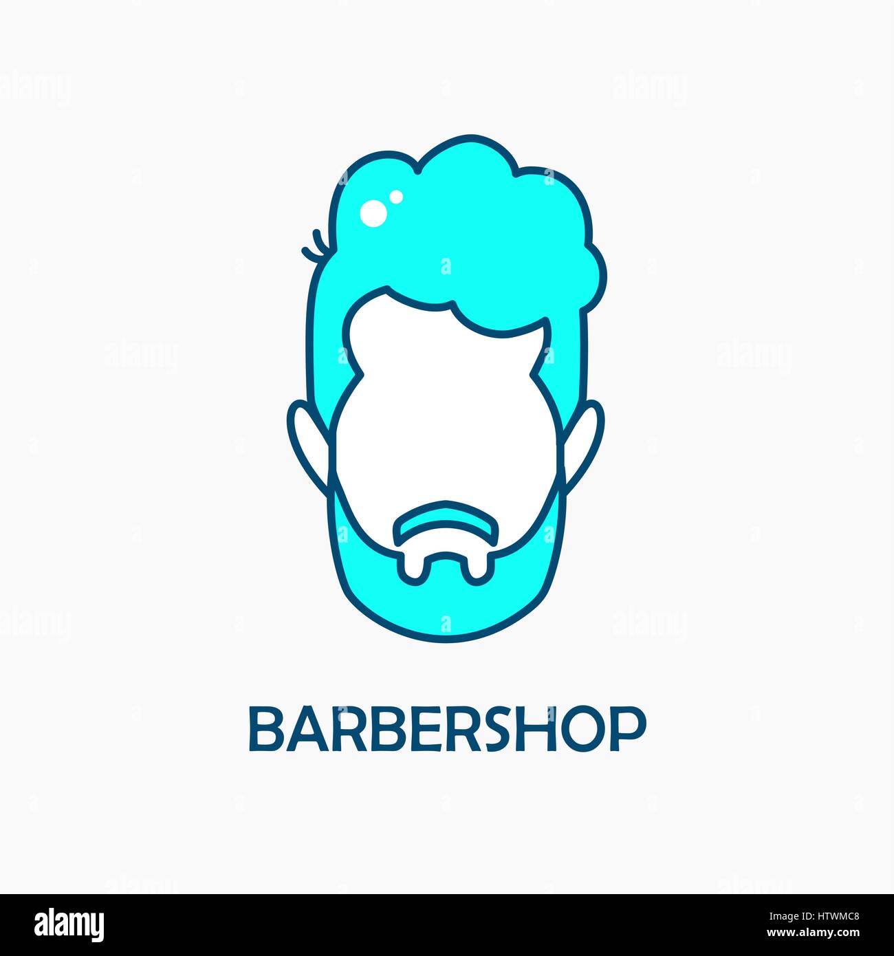 Dye hair man Stock Vector Images - Alamy